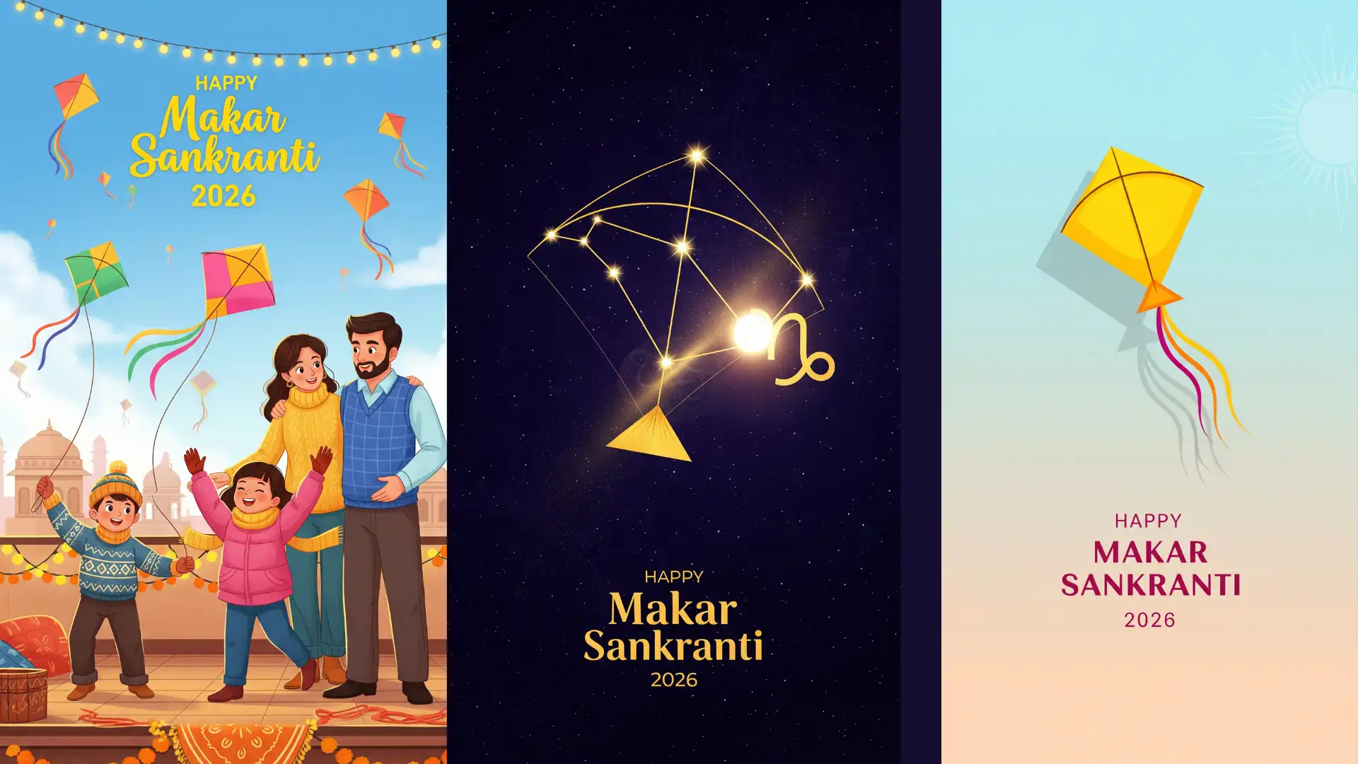 25+ Happy Makar Sankranti 2026 Images & Posters (Free Download ...